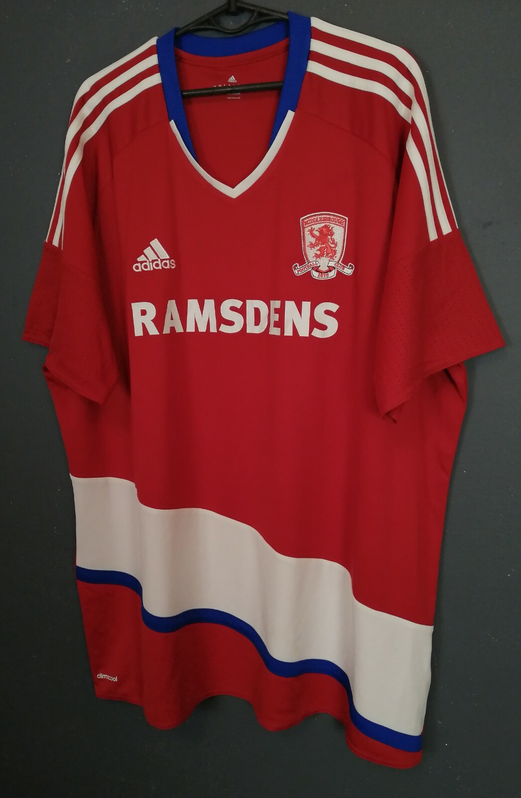 ADIDAS FC MIDDLESBROUGH 2016/2017 BORO SOCCER FOOTBALL SHIRT JERSEY ...