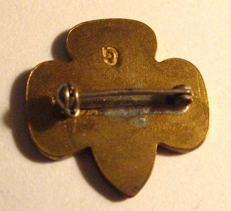 Vintage Girl Scout Lapel Pin - Old Eagle Girl Scouts Membership Gold ...