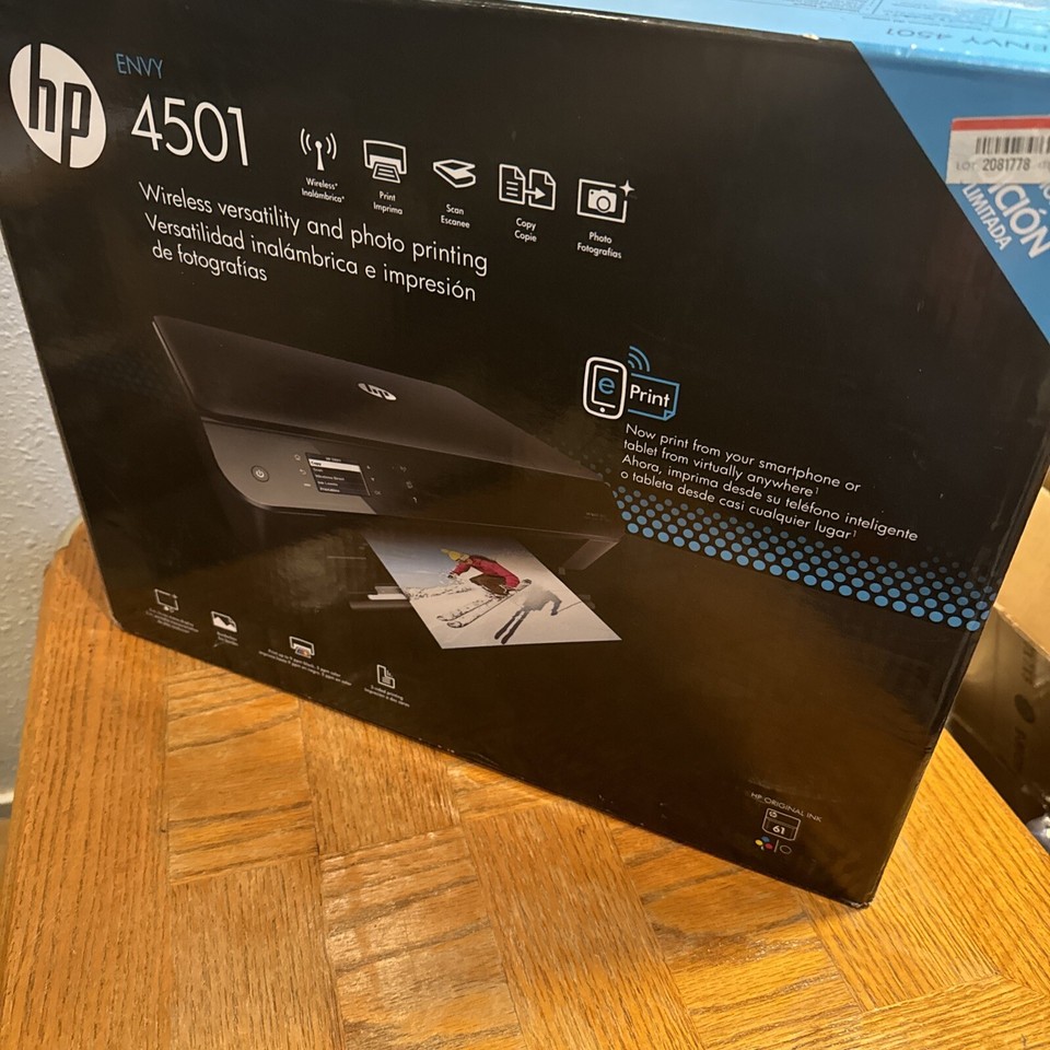 ⭐HP ENVY 4500 4501 4502 Printer Multifunctio Color Print Scan Copy ...