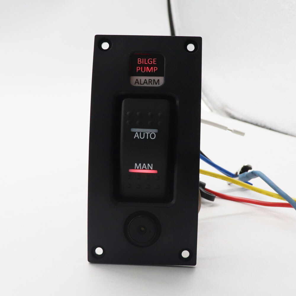 3-Way Marine Boat Rocker Panel Bilge Pump Switch with Alarm Auto/Off ...