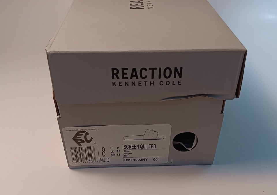 Brand New With Box Kenneth Cole Reaction - Screen Slide Sandal Black ...