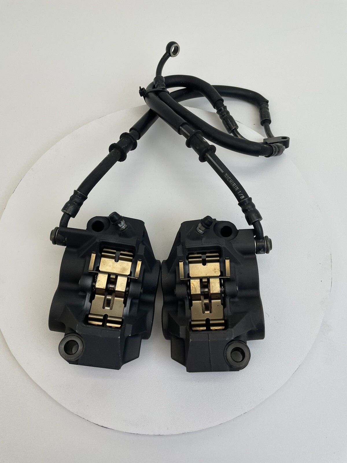 2008-2016 Yamaha R6 R6r YZFR6 OEM Right Left Brake Calipers Pads Lines ...