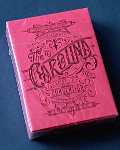 Rare Trics Carolina Convention Red Gilded Playing Card Deck Wondercraft ...