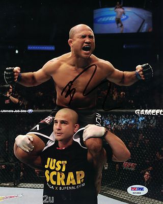 BJ Penn Signed 8x10 Auto PSA MMA The Prodigy | eBay