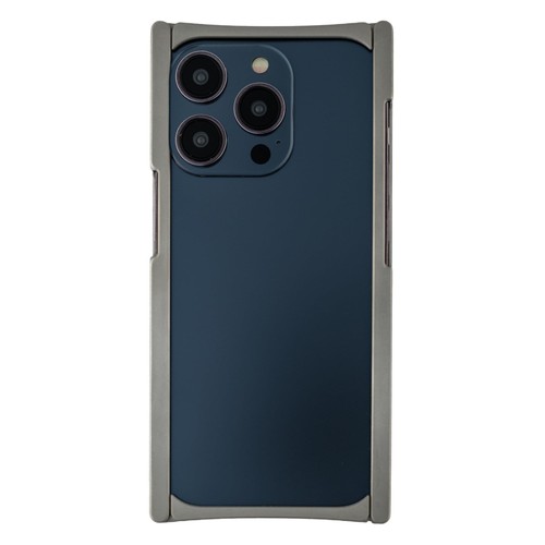 Titanium Finish Case Compatible with iPhone Lead-Free Brass Metal Phone ...