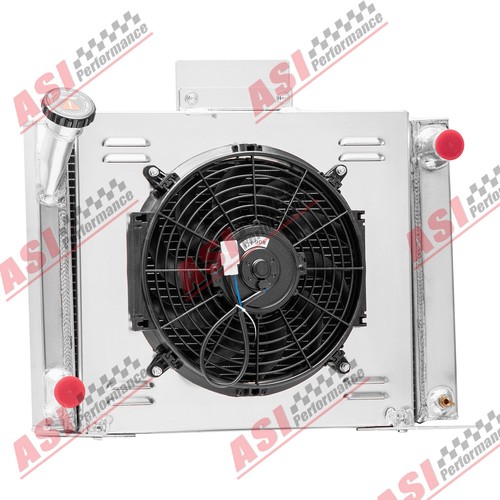 3-Row Radiator+Shroud Fan For 1983-94 Ford Ranger Base Pickup V8 Engine ...