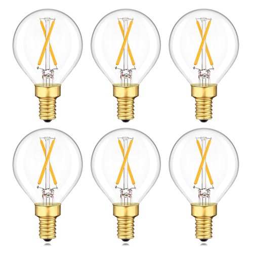 Dimmable G16.5 E12 LED Bulb G16 1/2 LED Light Bulb 25W Equivalent Small ...