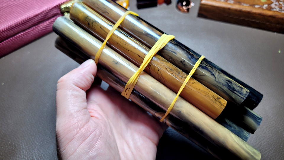 Amber Bakelite Rods, Phenolic Resin, for making prayer beads, rosary ...