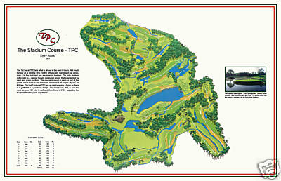 TPC- 1980 "The Stadium Course" 2015 Tour Championship a Vintage Golf ...