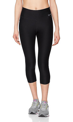 NWTS NIKE Women's Power Training Capris, Black/Black/Cool Grey, Large ...