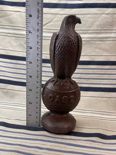 Case Implement Cast Iron Eagle Emblem Advertising Sign Threshing Farm Machine | eBay