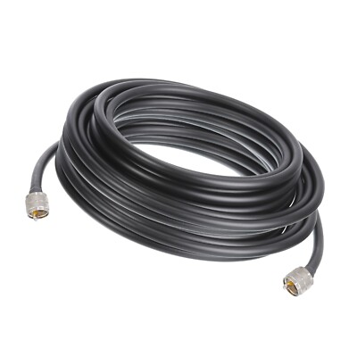 Coaxial Cables 400 Type UHF Male to UHF Male 49.2FT Black 1Pcs | eBay
