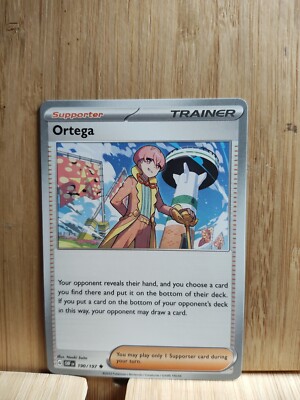 ORTEGA Trainer 🏆190/197 Obsidian Flames (Genuine) Pokemon Card🏆 | eBay ...