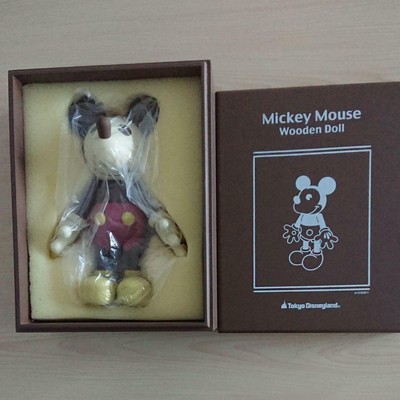 2000 Tokyo Disneyland 2000 Limited Edition Wooden Mickey Mouse Figure ...