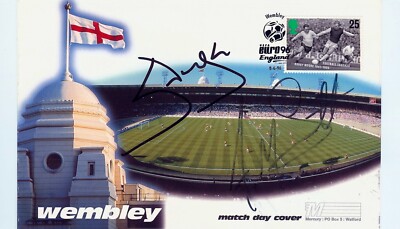 STEVE WAUGH SIGNED FIRST DAY COVER WEMBLEY WITH ONE OTHER SIGNATURE ...