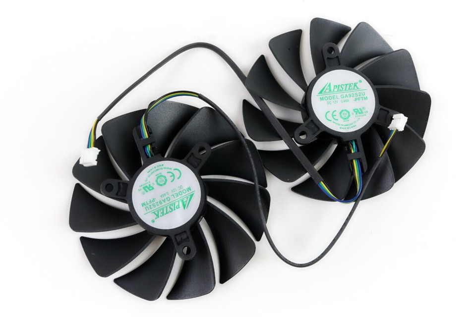 Full Set GPU Fans 88mm For Zotac 3050 3060 Ti Twin Edge GA92S2U | US ...