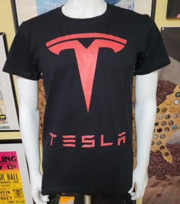 Tesla Inc Motors Electric Car Vehicle Company Logo T Shirt Small Elon ...