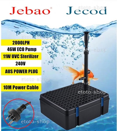 Jebao ALL IN ONE Pond Filter System 11W UV Sterilizer 2000LPH Pump ...