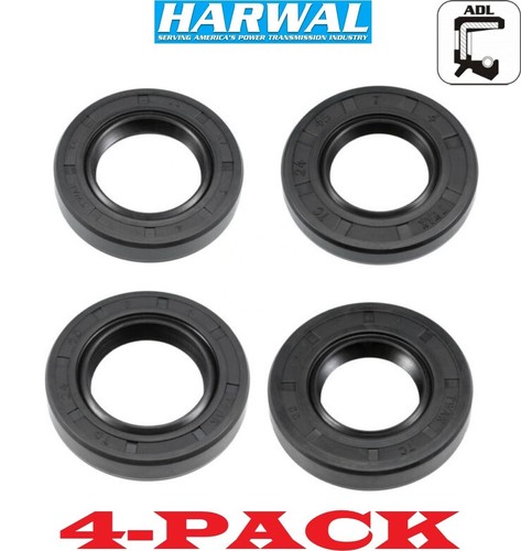 4-PACK! HARWAL TC 25x52x7-ADL Metric Oil Seal Buna-N Dual Lip W/Spring ...