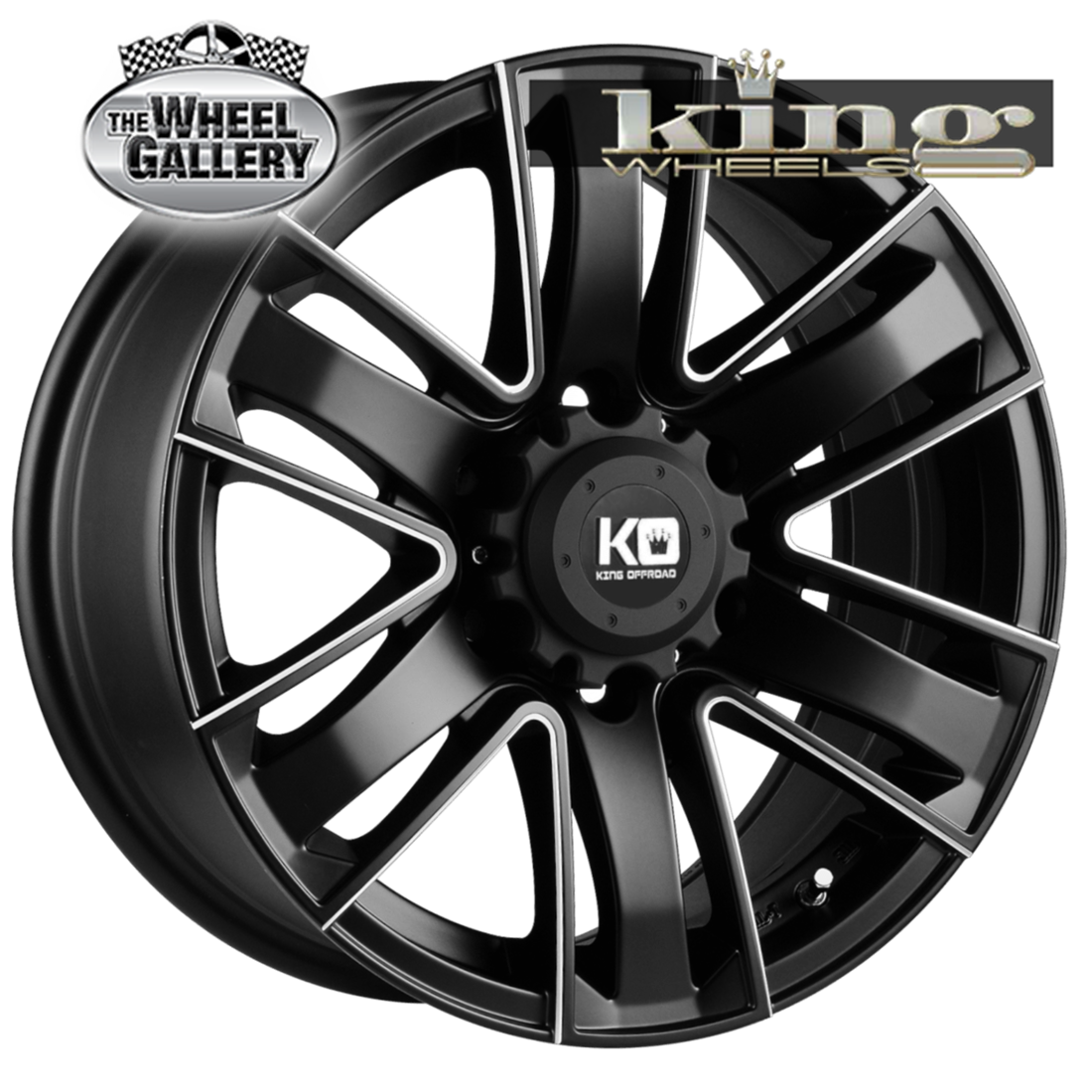 Set of King Rok 16x7 6/139.7 20P Satin Black - Milled Alloy Wheels | eBay