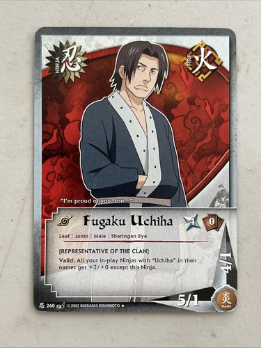 Naruto CCG - Fugaku Uchiha - #260 - Uncommon | eBay