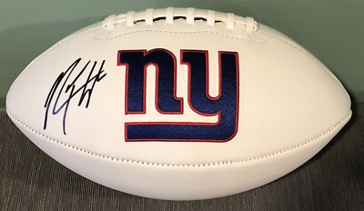 Rodney Hampton Signed New York Giants Official NFL Team Logo Football ...