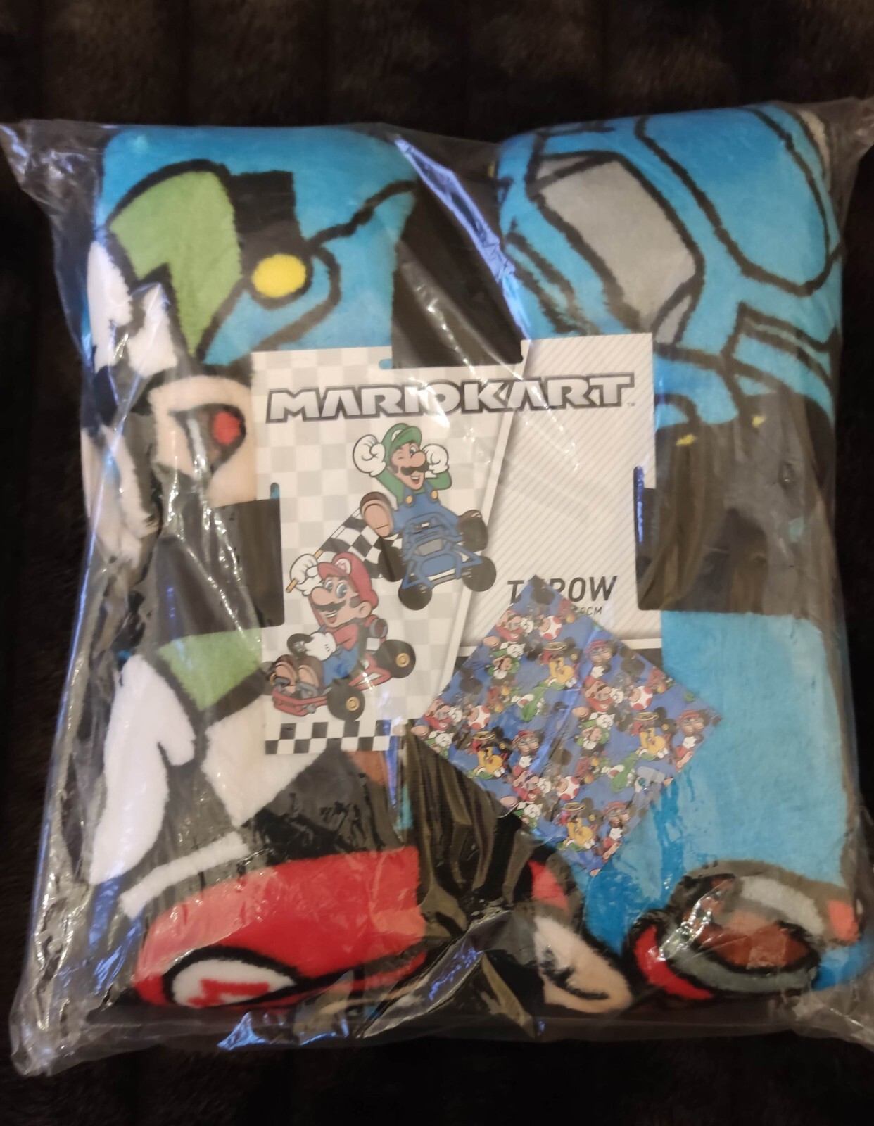 Super Mario Kart Fleece Blanket Bed Throw = exclusive design | eBay