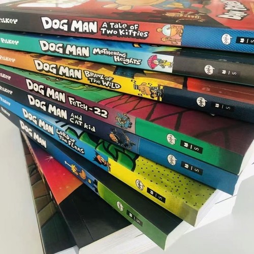 ⭐Dog Man Series Books Set By Dav Pilkey Pack 1-13 Kids Birthday Xmas ...