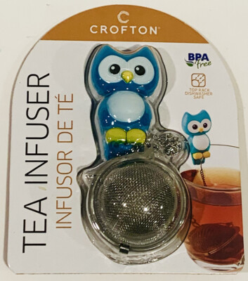 Owl Tea Infuser Stainless Steel Mesh Infuser Crofton So Cute! Ships ...