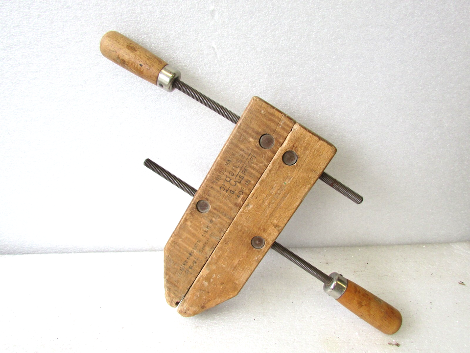 4x Jorgensen #1 10" Adjustable Wood Handscrew Clamps, Vintage - Lot of ...
