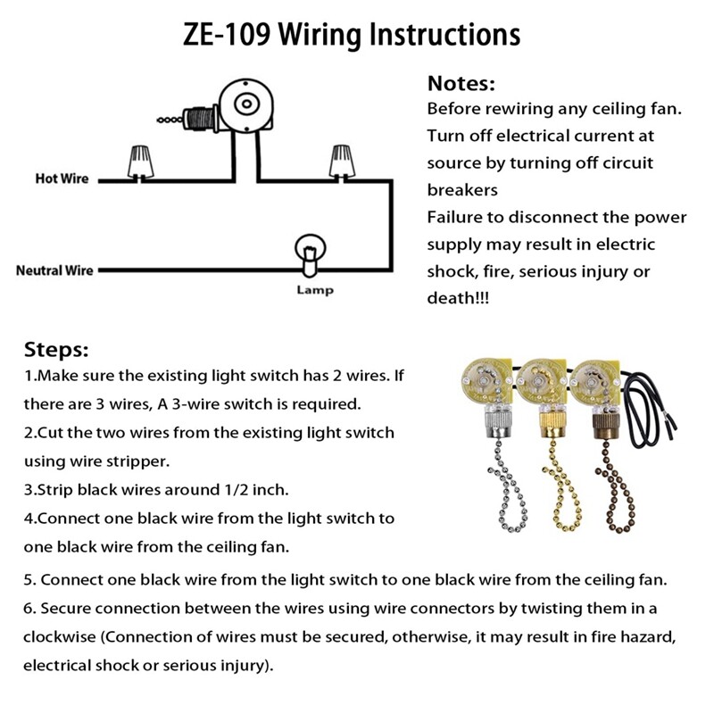 How To Wire A Ceiling Fan Dimmer Switch | Shelly Lighting