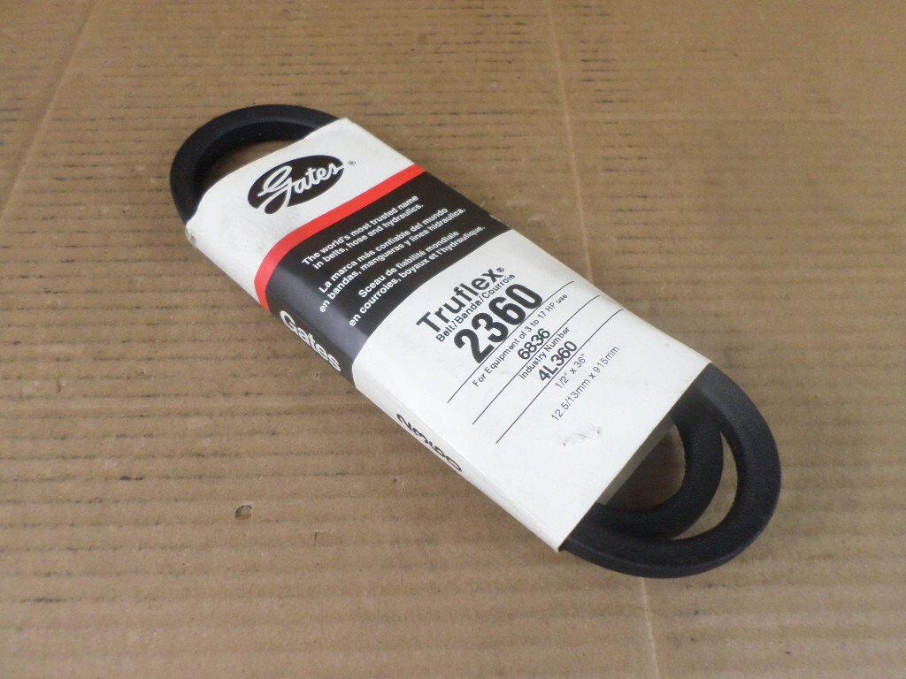 Gates Truflex 2360 4L360 1/2" X 36" Belt | eBay