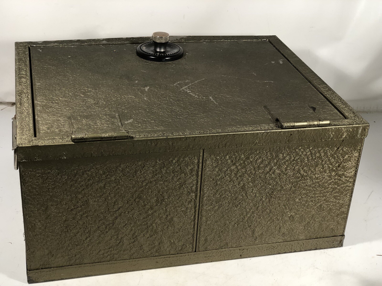 Vintage Fire Insulated Lockbox SMNA Very Heavy Combination Safe Display ...