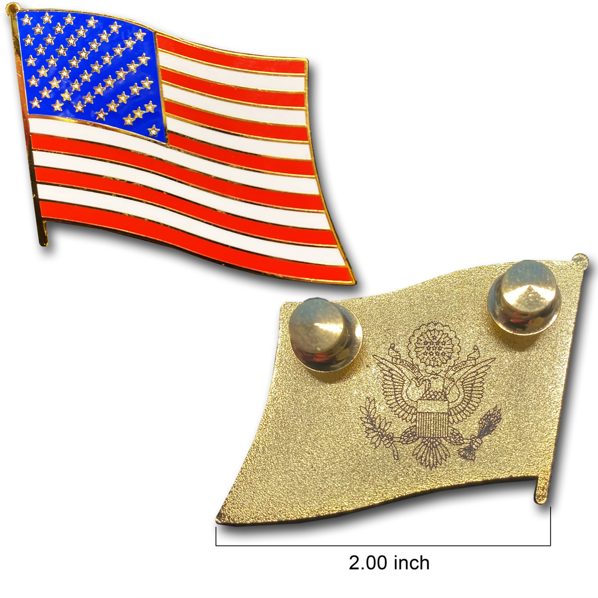 Large American Flag Pin