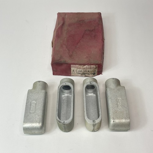 Pyle National OR-35–E 1” Pylet Conduit Body Cadmium-Plate Lot Of 4 | eBay
