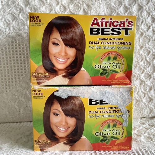 2 Africa's Best Herbal Intensive No-Lye Dual Conditioning Relaxer ...