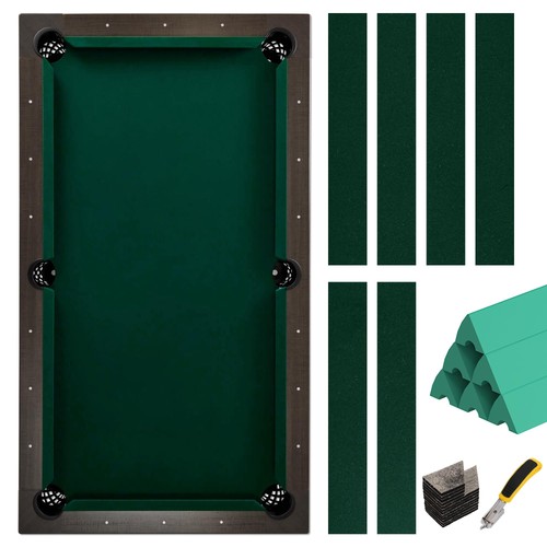 Pool Table Felt and Bumper Kit Felt for Billiard Cloth with Pool Table ...