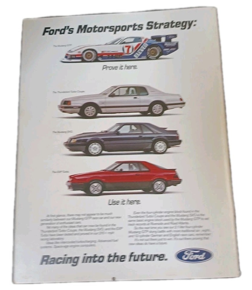 1984 Supercuts Pacific Coast Championships Official Program Sears Point ...