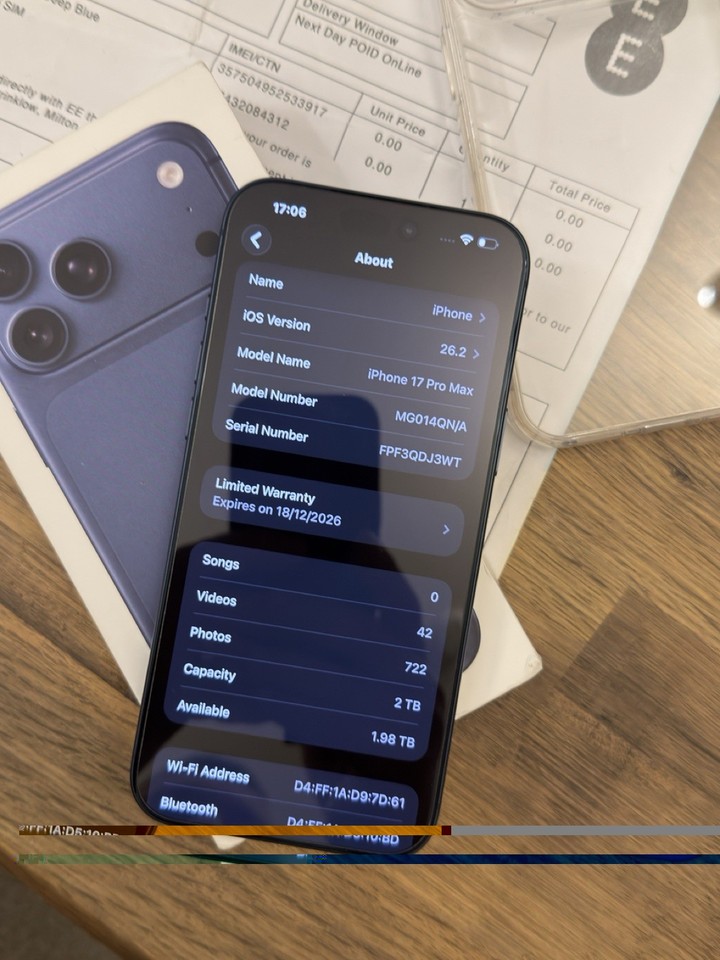 iPhone 17 Pro Max 2TB Deep Blue, Unlocked | eBay UK