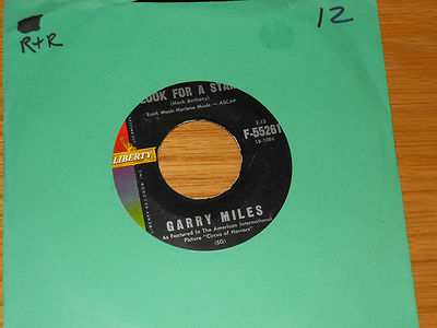 ROCK + ROLL 45 RPM - GARRY MILES - LIBERTY 55261 - "LOOK FOR A STAR" | eBay