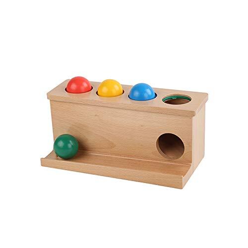 Baby Push Object Permanence Ball Push Toy for 1 Year Toddler 2 Year Old ...