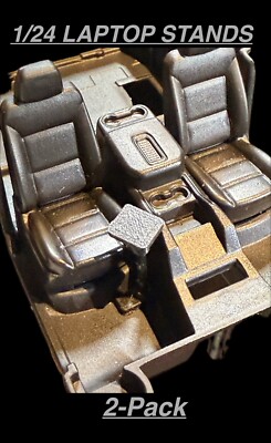 1/24 UNIVERSAL POLICE LAPTOP STAND MOUNT DIORAMA CUSTOM BUILD 2-pack | eBay