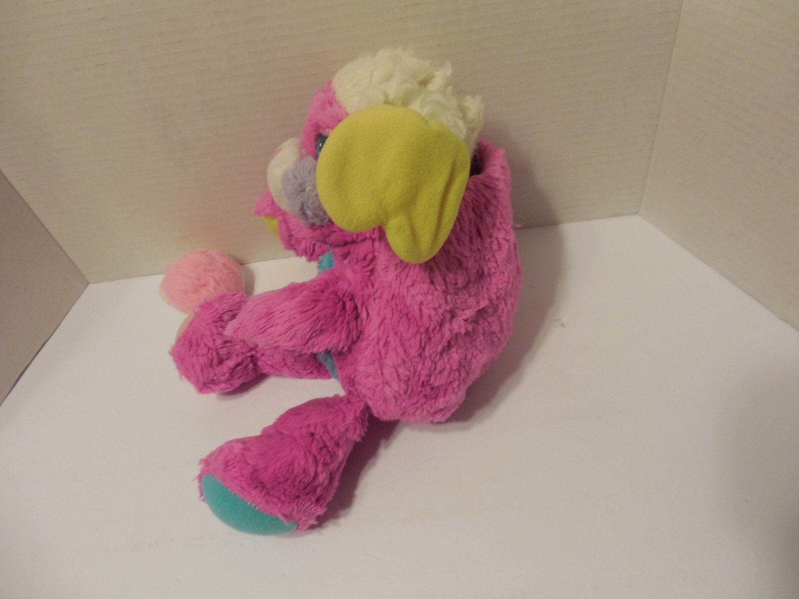 Popples Plush Vintage 1986 Pink fur Purple cheeks Stuffed Animal 11" | eBay