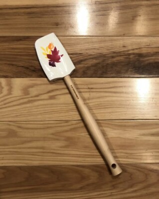 "Autumn" Decal Medium Craft Spatula LE CREUSET Wooden Silicone Cooking ...