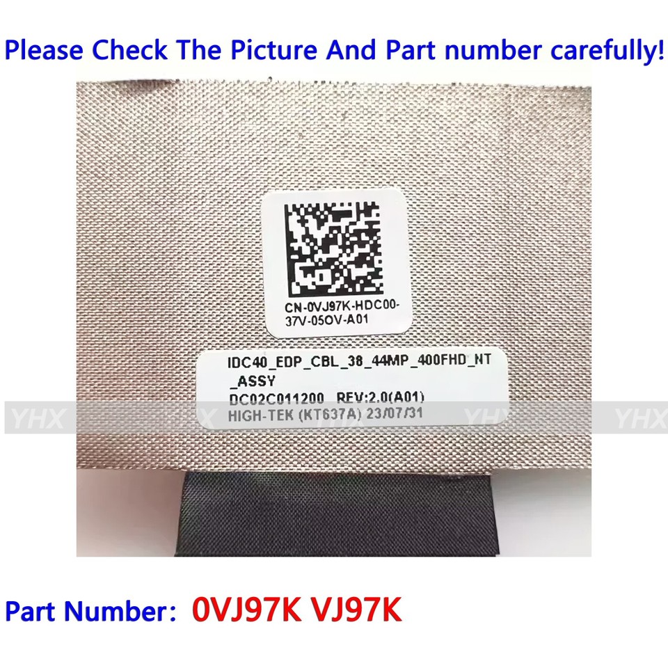 New For DELL Latitude 7440 E7440 FHD Non-Touch IDC40 EDP LVDS Cable ...
