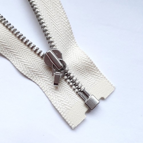 Zip Wool White Divisible Metal Size 3 YKK Zipper Cipzár Молния Fermuar ...