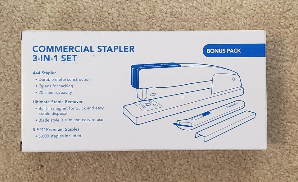Swingline® Commercial Desk Stapler Value Pack, 20-Sheet Capacity, New ...