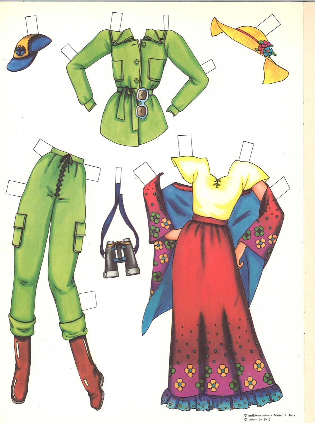 VINTAGE UNCUT 1960s MOD PAPER DOLL ENGLAND RARE HD LASER REPRODUCTION ...