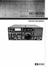 ICOM IC-R70 INSTRUCTION MANUAL | eBay
