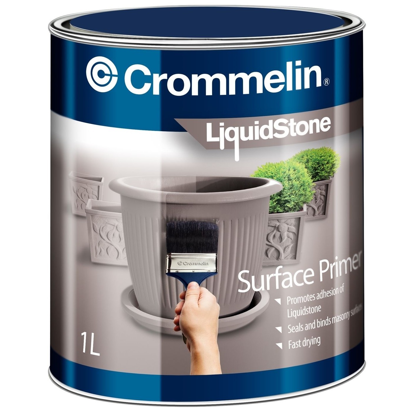 Crommelin LIQUIDSTONE SURFACE PRIMER 1L Coating, Weatherproof UV Stable ...